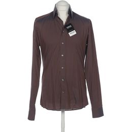OLYMP Hemd Herren Größe M Second Hand braun