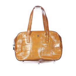 Aigner Handtasche gross Leder Damen Größe One Size Second Hand orange