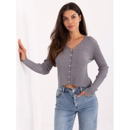 Madnezz House Knitted Top 'R1639.27' female Grey size S/M