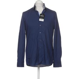 OLYMP Hemd Herren Größe L Second Hand marine