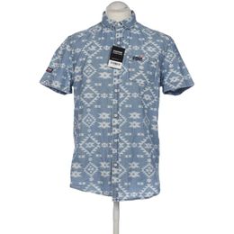 Superdry Hemd Herren Größe XL Second Hand blau
