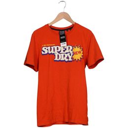 Superdry T-Shirt Herren Größe M Second Hand orange