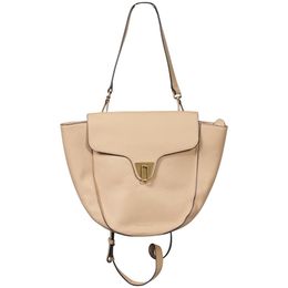 Coccinelle Handtasche gross Leder Damen Größe One Size Second Hand beige