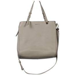 Coccinelle Handtasche gross Leder Damen Größe One Size Second Hand grau