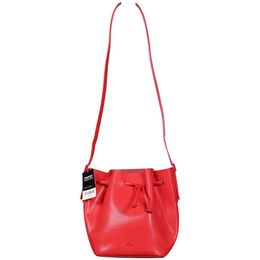 Lacoste Handtasche gross Leder Damen Größe One Size Second Hand rot