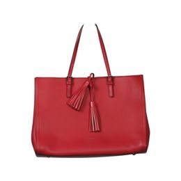 Windsor Handtasche gross Leder Damen Größe One Size Second Hand rot