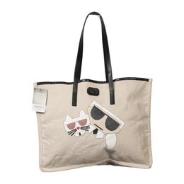 K by KARL LAGERFELD Karl Lagerfeld Handtasche gross Damen Größe One Size Second Hand beige