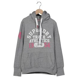 Superdry Kapuzenpullover Damen Größe M Second Hand grau