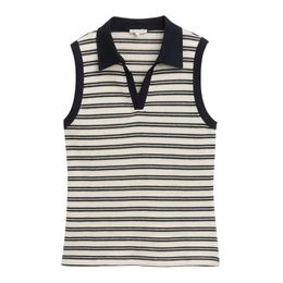 Tom Tailor Top Damen Größe XXXL navy / offwhite