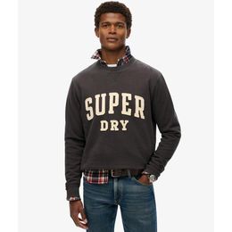 Superdry Herren Vintage Athletic Crew Sweatshirt Dark Grey - Gr&ouml;&szlig;e: XL 1040607500828AFB004