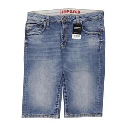 CAMP DAVID Shorts Herren Gr&ouml;&szlig;e 33 Second Hand blau