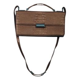 Mandarina Duck Handtasche gross Leder Damen Größe One Size Second Hand braun