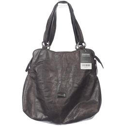 Coccinelle Handtasche gross Leder Damen Größe One Size Second Hand grau