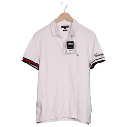 Tommy Hilfiger Poloshirt Herren Größe XL Second Hand weiß