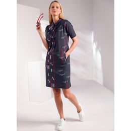 Heine Damen Sweatkleid, Natur, Gr. 50, Druckkleider, 100% Baumwolle