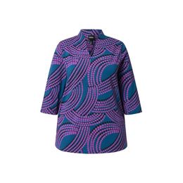 Ulla Popken Shirt female Blue, Purple size 46-48