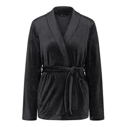 Triumph Short Bathrobe ' Sensual Velour Robe Top ' female Black size 46