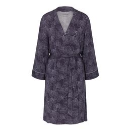 Triumph Short Bathrobe ' Aura Spotlight Robe ' female Blue, Grey size 38