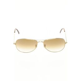 Ray-Ban Sonnenbrille Damen Gr&ouml;&szlig;e One Size Second Hand gold