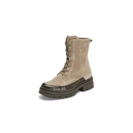 Peter Hahn Waldläufer - Schnür-Stiefelette Amara, beige, Gr. 39 - Leder