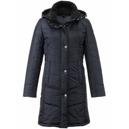Peter Hahn - Warmer Steppmantel, blau, Gr. 44 / L