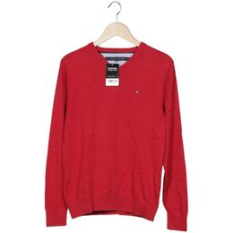 Tommy Hilfiger Pullover Herren Größe S Second Hand rot