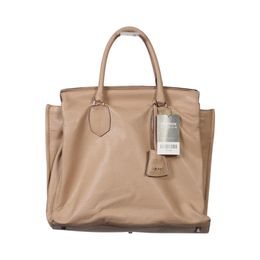 Abro Handtasche gross Leder Damen Größe One Size Second Hand beige