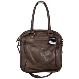 STICKSANDSTONES Handtasche gross Leder Damen Größe One Size Second Hand braun