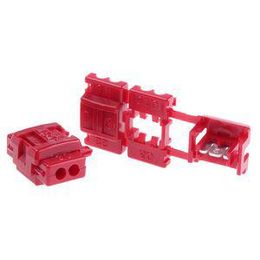 JST Stossverbinder, Rot, 0.3 0.75mm&sup2;, Packung &agrave; 5 St&uuml;ck - CL-2218S