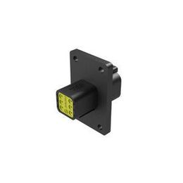 Amphenol Industrial Crimpgeh&auml;use, Stecker, 2 Reihen, 6 Pole, Schwarz - AT04-6P-CL06