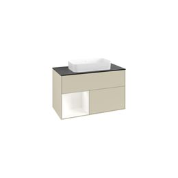 Villeroy & Boch V&B Waschtischunterschrank Finion 100x60,3 cm, Rg l wh. m Lac, si Gr m Lac ; Villeroy & Boch (F652MTHJ)