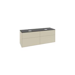 Villeroy & Boch V&B Waschtischunterschrank Finion 160x60cm, Abd.-Pl. bla m, si Gr m Lac ; Villeroy & Boch (F84200HJ)