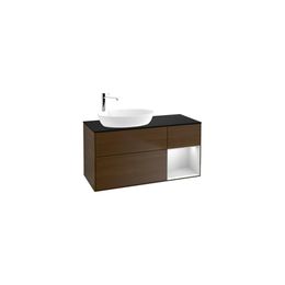 Villeroy & Boch V&B Waschtischunterschrank Finion 120cm, Pl bla m, Reg wh. m Lac, wal ven ; Villeroy & Boch (F932MTGN)