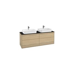Villeroy & Boch V&B Waschtischunterschrank Finion 160x60,3cm, Abd.-Pl. bla m, Oak Veneer ; Villeroy & Boch (F43200PC)