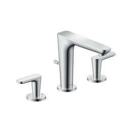 Hansgrohe 3-Loch-Waschtischarmatur Axor Citterio C o S, chr, Ausl. 135mm, Zugst. Abl.garn (49060000)