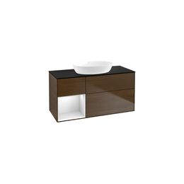 Villeroy & Boch V&B Waschtischunterschrank Finion 120cm, Pl bla m, Reg wh. m Lac, wal ven ; Villeroy & Boch (FA62MTGN)