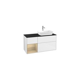 Villeroy & Boch V&B Waschtischunterschrank Finion 120cm, Pl bla m, Reg Oa ven, glo wh. Lac ; Villeroy & Boch (F802PCGF)