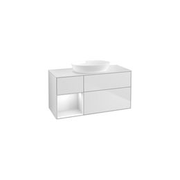 Villeroy & Boch V&B Waschtischunterschrank Wandbeleuchtung Finion 120cm, Pl w m, Rg glo wh. Lac, wh. m Lac ; Villeroy & Boch (GA61GFMT)