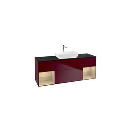 Villeroy & Boch V&B Waschtischunterschrank Finion 160cm, Abd.-Pl. bla m, Reg Oa ven, Peo m ; Villeroy & Boch (F862PCHB)