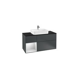 Villeroy & Boch V&B Waschtischunterschrank Wandbeleuchtung Finion 120cm, Pl b m, Rg l w m La, md bl. m Lac ; Villeroy & Boch (G412MTHG)