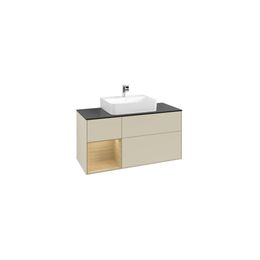Villeroy & Boch V&B Waschtischunterschrank Finion 120cm, Pl b m, Rg li Oa ven, si Gr m Lac ; Villeroy & Boch (F162PCHJ)