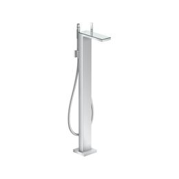 Hansgrohe Wannen-Einhebelmischer Axor MyEdition A 196mm, boden, m Pl., chrom/Sp.-Glas (47440000)