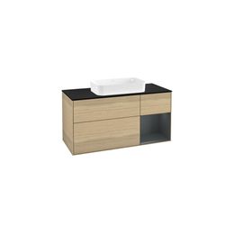 Villeroy & Boch V&B Waschtischunterschrank Finion 120cm, Pl b m, Rg r md bl. m Lac, Oa ven ; Villeroy & Boch (F302HGPC)