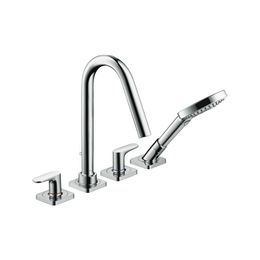Hansgrohe Fertigset Axor Citterio M 4-L-Fliese-Ar, Ausl. 190mm, Roset., chr (34454000)