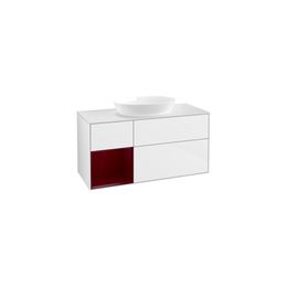Villeroy & Boch V&B Waschtischunterschrank Wandbeleuchtung Finion 120cm, Pl w m, Rg Peo m Lac, glo wh. Lac ; Villeroy & Boch (GA61HBGF)