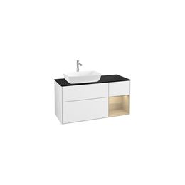 Villeroy & Boch V&B Waschtischunterschrank Wandbeleuchtung Finion 120cm, Pl bla m, Reg Oa ven, glo wh. Lac ; Villeroy & Boch (G812PCGF)