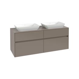 Villeroy & Boch V&B Waschtischunterschrank Collaro 140x54,8x50cm, f 2 WT, marine blue ; Villeroy & Boch (C11900VQ)