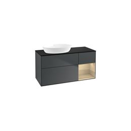 Villeroy & Boch V&B Waschtischunterschrank Wandbeleuchtung Finion 120cm, Pl b m, Reg Oa ven, md bl. m Lac ; Villeroy & Boch (GA52PCHG)
