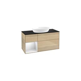 Villeroy & Boch V&B Waschtischunterschrank Finion 120cm, Pl bla m, Reg wh. m Lac, Oa ven ; Villeroy & Boch (FA62MTPC)