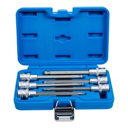 BGS-technic BGS Bit-Einsatz-Satz Antrieb Innenvierkant 12,5 mm (1/2 Zoll) Innensechskant mit Kugelkopf 5 - 12 mm 6 teilig ; BGS technic (4258)